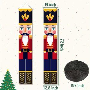 Holiday | Nutcracker Banner Nutcracker Christmas Decor Life Size ...